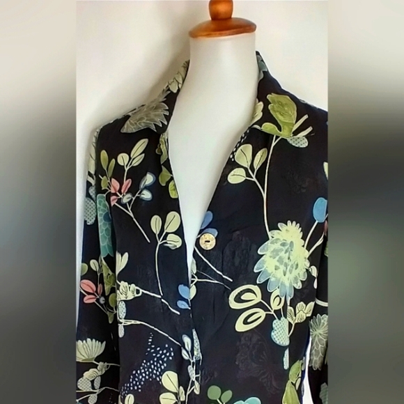 Citron | Jackets & Coats | Citron Silk Jacket Blouse | Poshmark